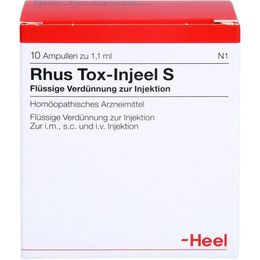 Heel Rhus Tox Injeel S Ampullen 10 St