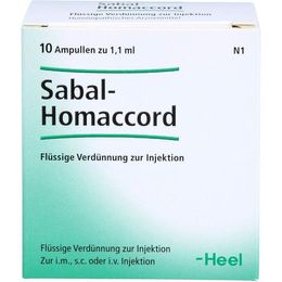 Heel Sabal Homaccord Ampullen 10 St