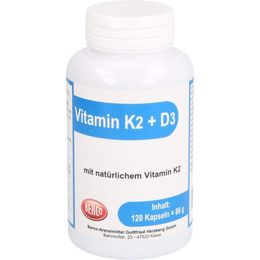 Berco-ARZNEIMITTEL Vitamin K2+D3 Berco Kapseln 120 St