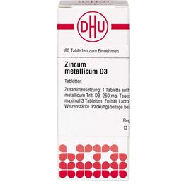 DHU-Arzneimittel Zincum Metallicum D 3 Tabletten 80 St