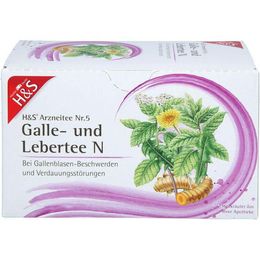 H&S Galle- und Lebertee N Filterbeutel 20X2.0 g