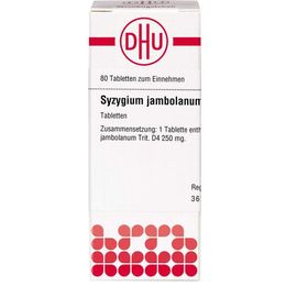 DHU-Arzneimittel Syzygium Jambolanum D 4 Tabletten 80 St