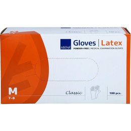 ABENA LATEX-HANDSCHUHE Classic unster.puderfrei M natur 100 St