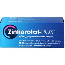 Zinkorotat Pos magensaftresistente Tabletten 50 St