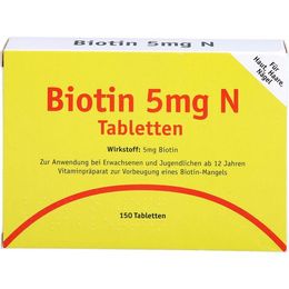 Allpharm Biotin 5 mg N Tabletten 150 St
