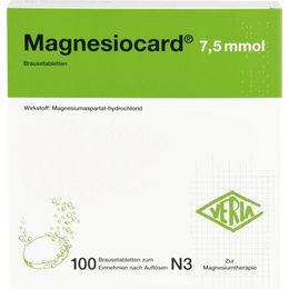 Verla-Pharm Arzneimittel GmbH & Co. KG Magnesiocard 7,5 mmol Brausetabletten 100 St