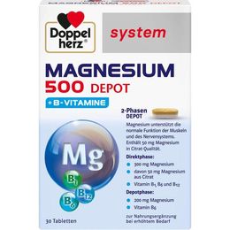 Queisser Doppelherz Magnesium 500 Depot system Tabletten 30 St