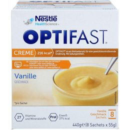 Optifast home Creme Vanille Pulver 8X55 g