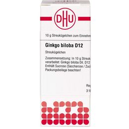DHU-Arzneimittel Ginkgo Biloba D 12 Globuli 10 g