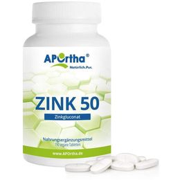 Zink 50 Zinkgluconat Tabletten 190 St