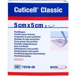 1001 Artikel Medical Cuticell Classic Wundgaze 5x5 cm 5 St