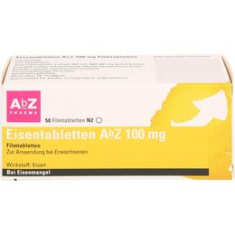 Eisentabletten AbZ 100 mg Filmtabletten 50 St