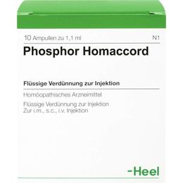 Heel Phosphor Homaccord Ampullen 10 St