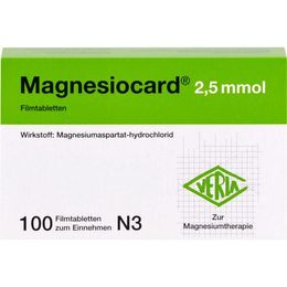 Verla-Pharm Arzneimittel GmbH & Co. KG Magnesiocard 2,5 mmol Filmtabletten 100 St