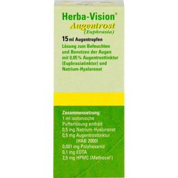 OmniVision GmbH HERBA-VISION Augentrost Augentropfen 15 ml