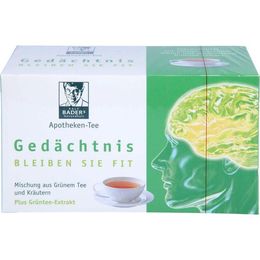 Baders Apotheken Tee Ged&auml;chtnis Filterbeutel 20 St