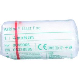 B.Braun Askina Elast Fine Binde 6 cmx4 m cellophaniert 1 St
