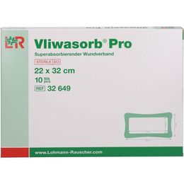 ACA M&uuml;ller Vliwasorb Pro superabsorb.Komp.steril 22x32 cm 10 St