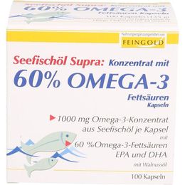Seefisch&ouml;lSupra mit60% Omega-3-Fetts.Weichkapseln 100 St.