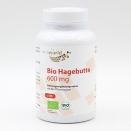 vitaworld Hagebutte 600 mg Bio Kapseln 120 St