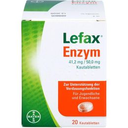 BAYER Lefax Enzym Kautabletten 20 St