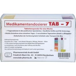 Medikamentendosierer TAB-7 1 St