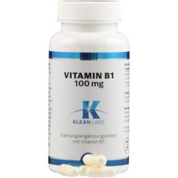 Vitamin B1 100 mg Klean Labs Kapseln 120 St