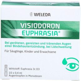 Weleda Visiodoron Euphrasia Augentropfen 10X0.4 ml