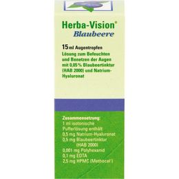 OmniVision GmbH HERBA-VISION Blaubeere Augentropfen 15 ml