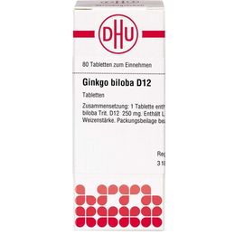 DHU-Arzneimittel Ginkgo Biloba D 12 Tabletten 80 St