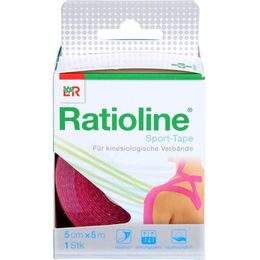 Lohmann & Rauscher Ratioline Sport-Tape 5 cmx5 m pink 1 St