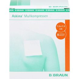 1001 Artikel Medical Askina Mullkompressen 7,5x7,5 cm steril 50 St