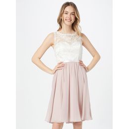 Magic Nights Cocktailkleid Damen Gr&ouml;&szlig;e 34 ros&eacute; / wei&szlig;