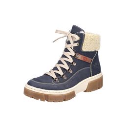 Rieker Lace-Up Ankle Boots female Blue size 38