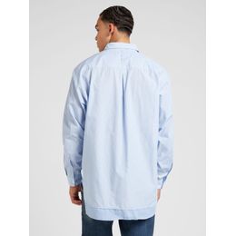 TOPMAN Hemd Herren Gr&ouml;&szlig;e M hellblau / schwarz / offwhite