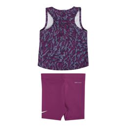 Nike Sportswear Set M&auml;dchen Gr&ouml;&szlig;e 74/80 pastellgr&uuml;n / lila / helllila / schwarz