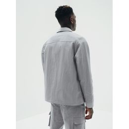Sinned X ABOUT YOU Between-Season Jacket 'Leo' male Grey size S