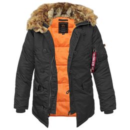 Alpha Industries N3B VF 59 Fliegerparka schwarz, Gr&ouml;&szlig;e XXL