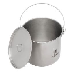 Edelstahl Bush Pot mit Deckel 3.5 Liter