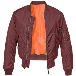 Brandit MA-1 Pilotenjacke burgundy, Gr&ouml;&szlig;e S