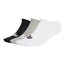 adidas originals Socken 'Liner 3 Pairs' Damen Gr&ouml;&szlig;e 43/45 graumeliert / schwarz / wei&szlig;