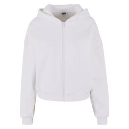 Urban Classics Zip-Up Hoodie female White size 5XL