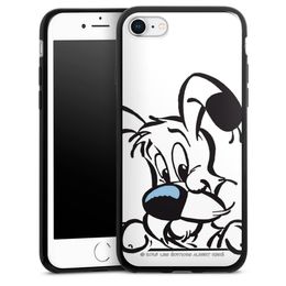 DeinDesign iPhone SE (2022) Handy Slim Case extra d&uuml;nn Silikon Handyh&uuml;lle schwarz H&uuml;lle Official Licensed Product Comic Idefix Silikon Slim Case