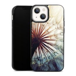 DeinDesign iPhone 13 Mini Handy Slim Case extra d&uuml;nn Silikon Handyh&uuml;lle schwarz H&uuml;lle Photography Dandelion Flowers Silikon Slim Case