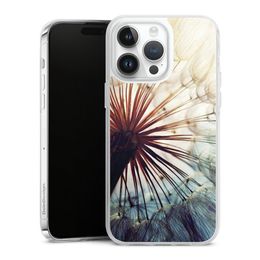 DeinDesign iPhone 14 Pro Max Handy Silikon H&uuml;lle Case transparent Handyh&uuml;lle Photography Dandelion Flowers Silikon Case