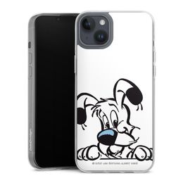 DeinDesign iPhone 14 Plus Handy Silikon H&uuml;lle Case transparent Handyh&uuml;lle Idefix Official Licensed Product Comic Silikon Case