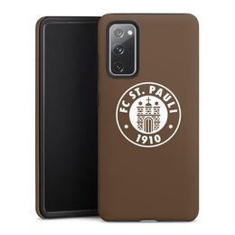 DeinDesign Galaxy S20 FE Handy Panzer Handyh&uuml;lle robuste Outdoor H&uuml;lle Schutzh&uuml;lle matt Fc St. Pauli Official Licensed Product Coat Of Arms Tough Case