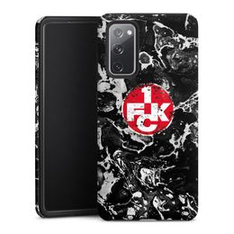 DeinDesign Galaxy S20 FE Handy Panzer Handyh&uuml;lle robuste Outdoor H&uuml;lle Schutzh&uuml;lle matt Muster 1. Fc Kaiserslautern Coat Of Arms Tough Case