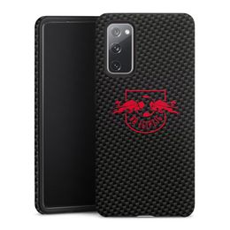 DeinDesign Galaxy S20 FE Handy Panzer Handyh&uuml;lle robuste Outdoor H&uuml;lle Schutzh&uuml;lle matt Official Licensed Product Carbon Rb Leipzig Tough Case