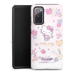 DeinDesign Galaxy S20 FE Handy Panzer Handyh&uuml;lle robuste Outdoor H&uuml;lle Schutzh&uuml;lle matt Merchandise Hello Kitty Water Colour Tough Case
